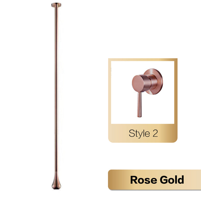 Water Drop Hang Ceiling Faucet Bathroom Basin Bathtub Tap Solid Brass ...