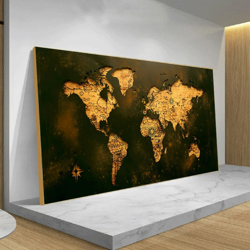 Artistic World Map Poster
